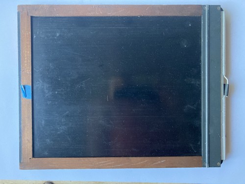 Antique Film Holder modified to hold plates for Large Format 8X10 ...