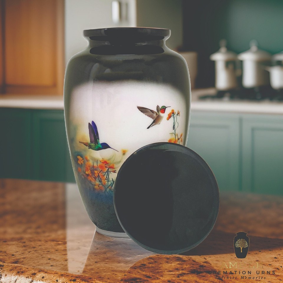Beautiful Hummingbirds Adult Large Cremation Urn for Human Ashes ...
