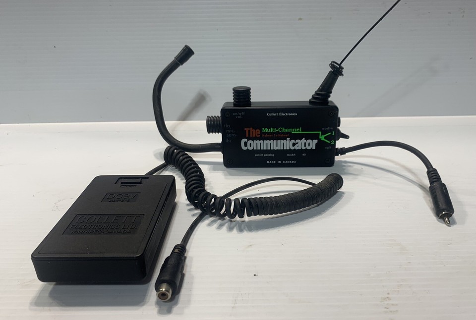 Collett THE COMMUNICATOR Mod 40 Helmet To Helmet Complete Unit With ...