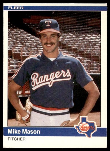 1984 Fleer Update Mike Mason Baseball Card Texas Rangers #U-76 | eBay