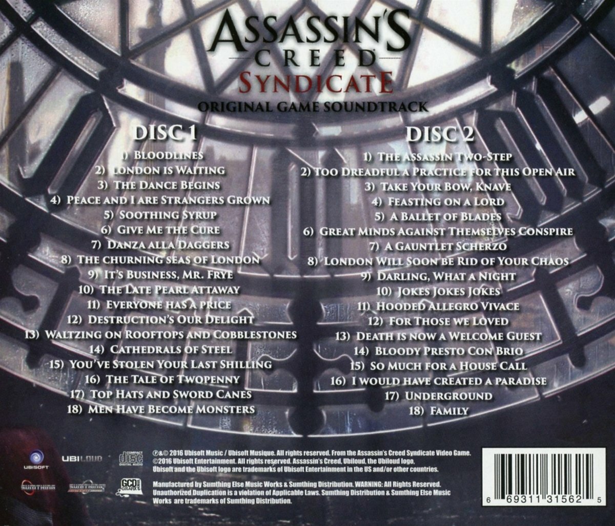 Assassin's Creed: Syndicate [Original Video Game Soundtrack] (CD, Jun ...