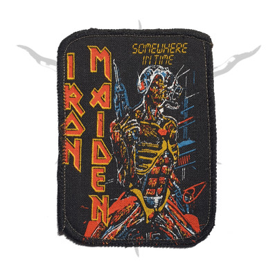 Iron Maiden - Somewhere in Time | Vintage Patch NWOBHM Aufnäher ...