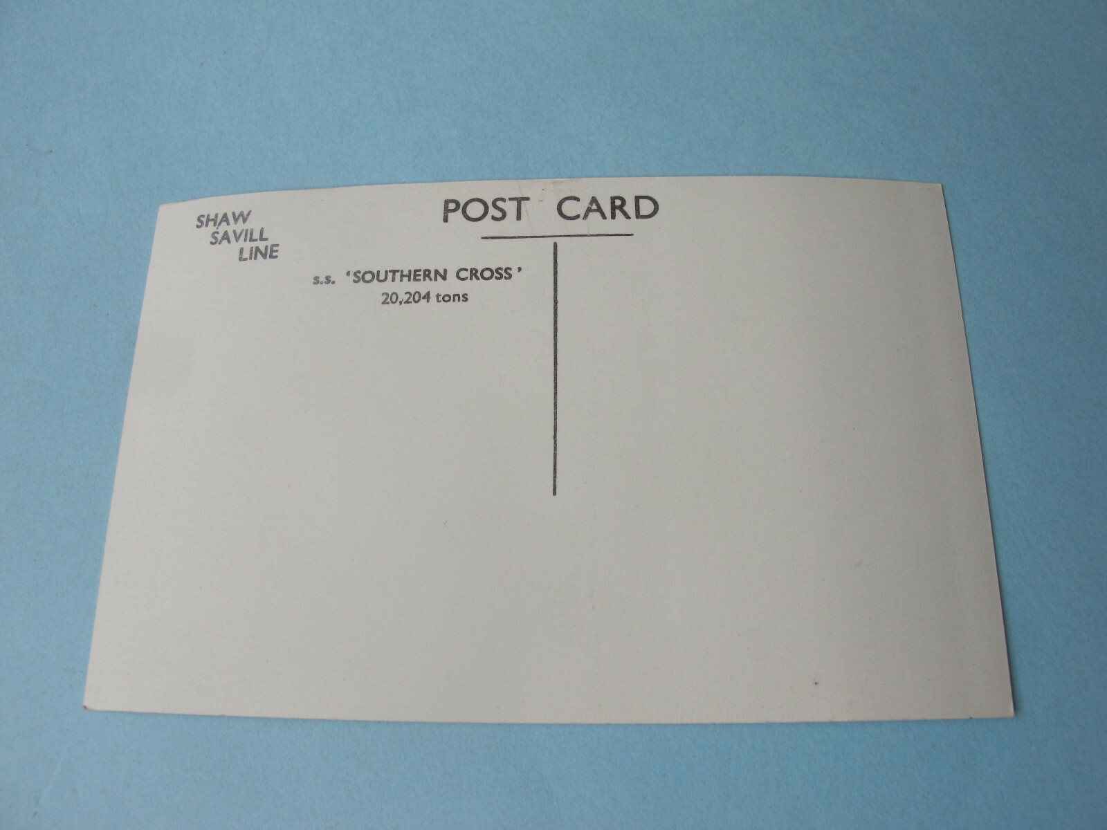SS Southern Cross Ship Postcard Shaw Savill Line | eBay Australia