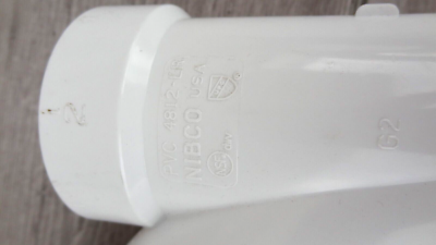 NIBCO Plumbing Parts NIBCO 4812LR 4x4x2 Hub X Hub Long Radius Tee-Wye ...