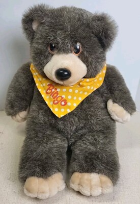 Vintage BINGO BEAR Talking Hand Puppet 17” Tiger Electronics 1989 NOT ...
