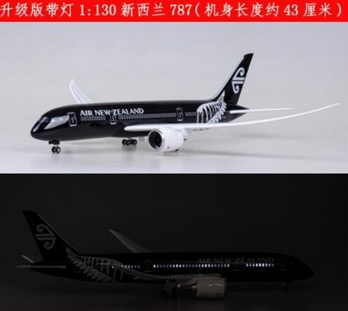 1/130 43CM Air New Zealand Boeing 787 Passanger Aircraft With LED ...