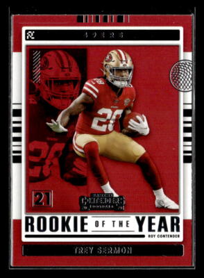 2021 Panini Contenders #ROY-TSE Trey Sermon ROY Contenders NMMT+ | eBay