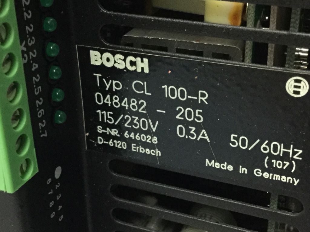 CL100R - BOSCH - CL100-R / Base Unit Used | eBay