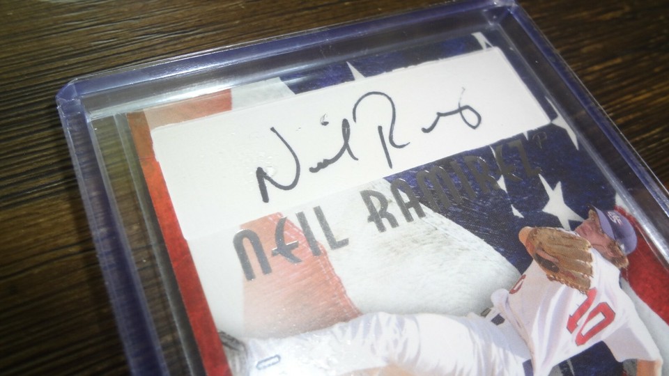 2007 USA BASEBALL NEIL RAMIREZ #27/595 AUTOGRAPHED BASEBALL CARD | eBay