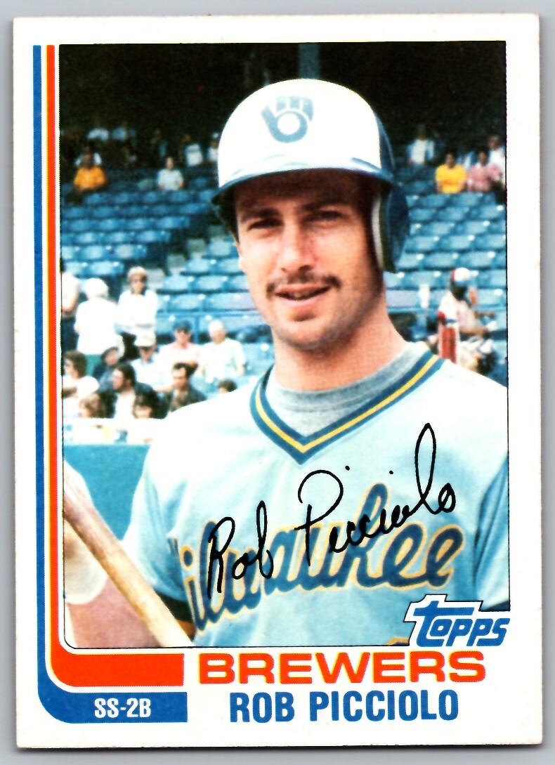 1982 TOPPS TRADED ROB PICCIOLO MILWAUKEE BREWERS #89T | eBay