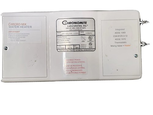 Chronomite Instant-Flow Micro Cm-40L/208 110F Electric Tankless Water ...