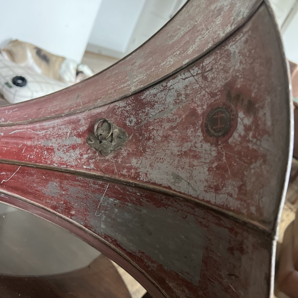 Antique Hawthorne Sheble Cylinder Player Phonograph Horn | eBay