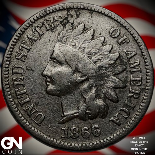 1866 Indian Head Cent Penny Z1642 | eBay