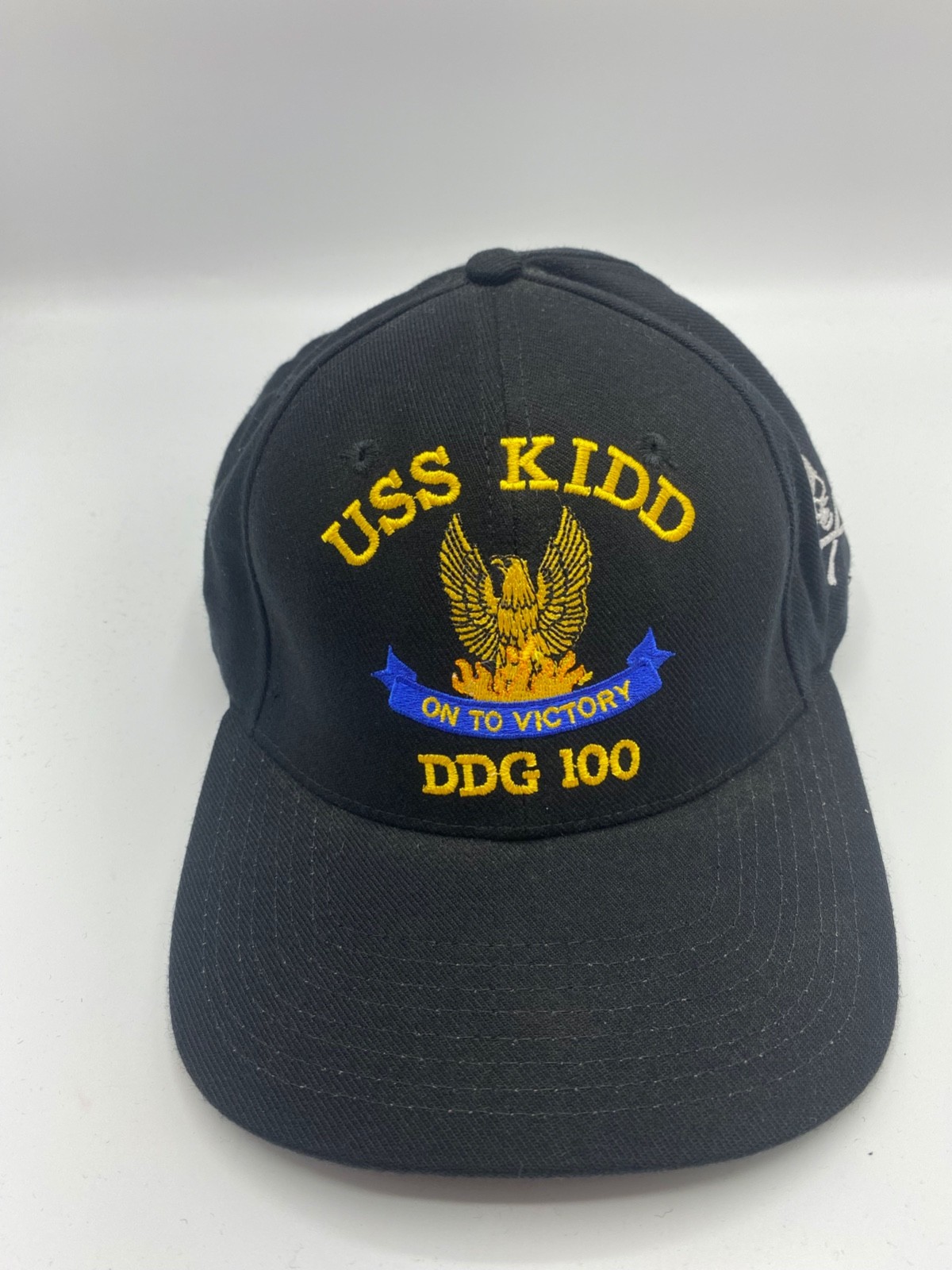 The Corps USS Kidd DDG 100 Logo Black Baseball Cap Hat One Size | eBay