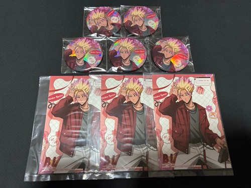 Blue Lock Sweet Valentine Ryusei Shido Badge Set 5 Badges + 3 Photos | eBay