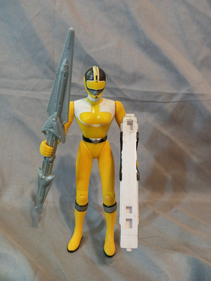 Power Rangers Time Force "Yellow Time Force Ranger" (Complete) No ...