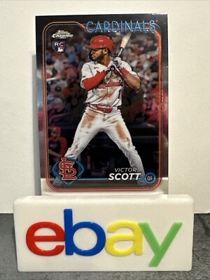 2024 Topps Chrome Baseball Victor Scott #251 RC Rookie | eBay
