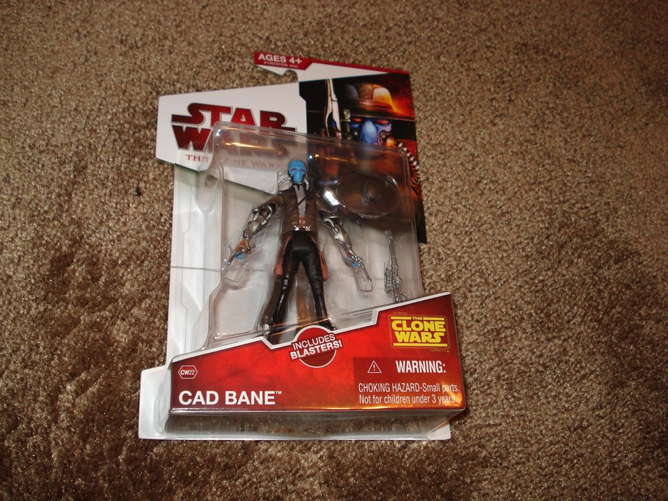 STAR WARS COLLECTABLE 2009 THE CLONE WARS "CW22 CAD BANE" LOT B | eBay