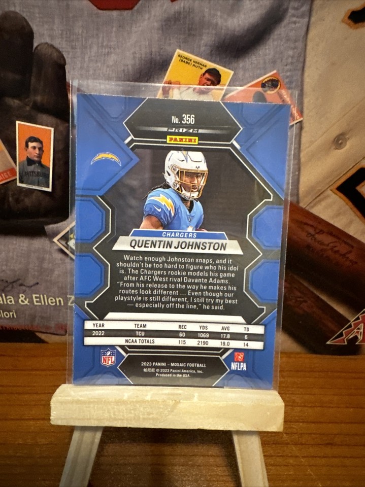 2023 Quentin Johnson Mosaic RC#356 Silver Mosaic Prizm Hot SP! | eBay