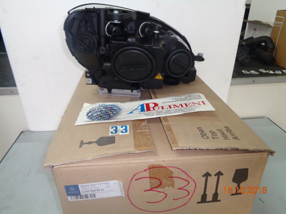 A2048202959 A2048208961 FARO PROIETTORE (HEAD LAMP) SX D1S/H7 MERCEDES ...