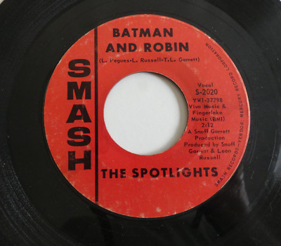 BATMAN AND ROBIN - THE SPOTLIGHTS - SMASH S-2020 45 rpm Vinyl | eBay