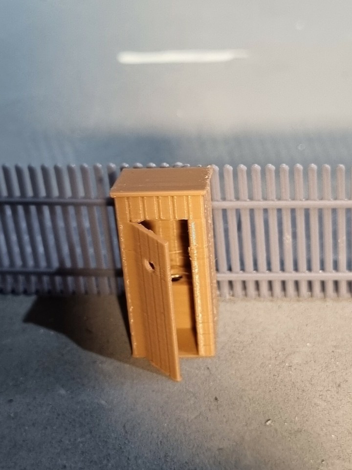 1/76 Scale Privy/Outside Toilet OO Gauge | eBay UK