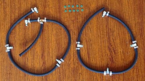 2004.5-10 6.6L LLY Duramax Diesel Fuel Injector Return Lines Kit LH ...