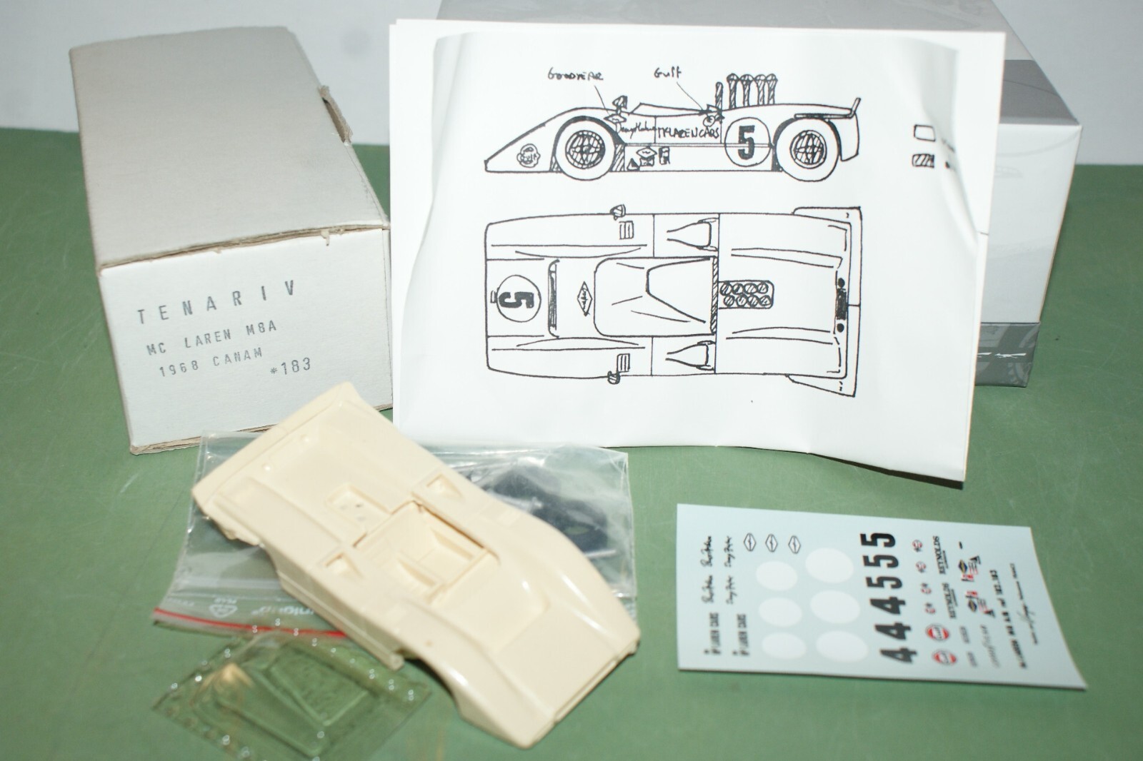 Tenariv 1/43 McLaren M8A Can Am 1968 resin model kit | eBay