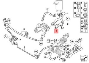 Genuine BMW E60N E61N E70 Radiator Cooling Hose Clamp x10 pcs OEM ...
