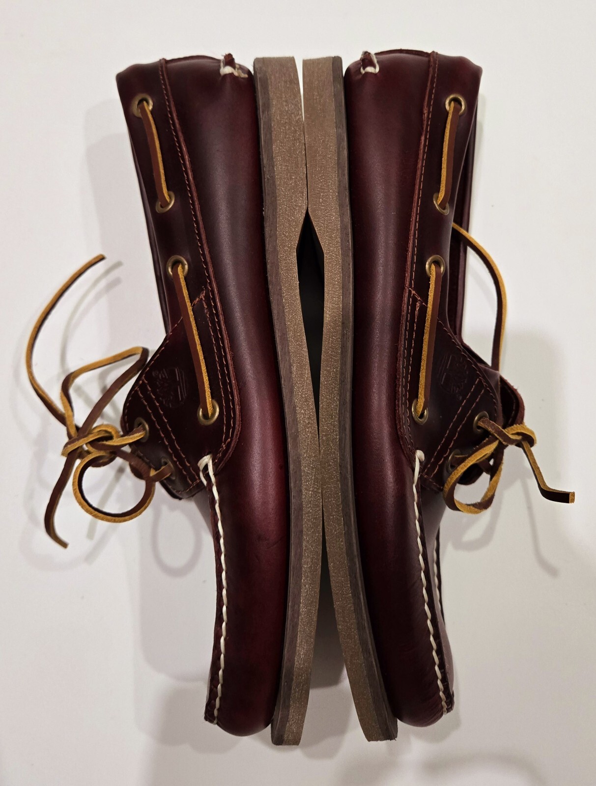 TIMBERLAND MEN'S CLASSIC 2-EYE ROOT BEER SHOE BROWN F… - Gem