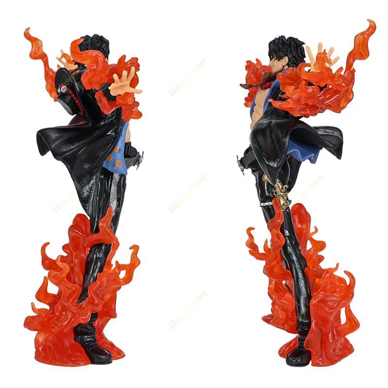 17cm One Piece Figures Portgas·d· Ace Flame Collectible Model Toys Pvc ...