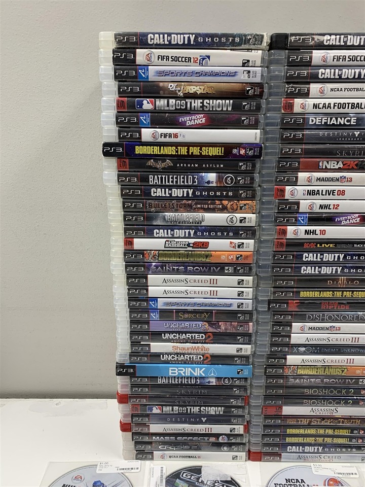 Huge Lot 207 Sony PS3 Games Wholesale Bundle - ALL TESTED - Reseller ...
