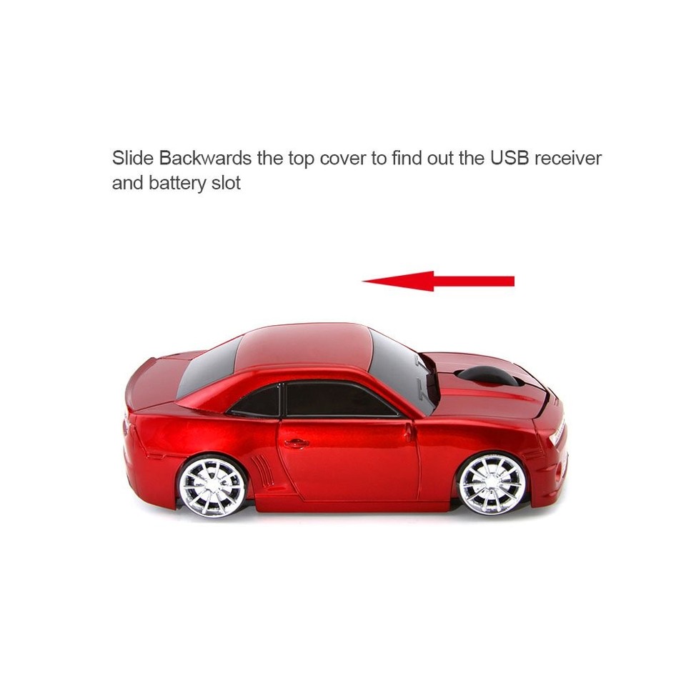 for Cl Racing Sports Car Mouse Wireless Mice Computer Laptop PC Optical ...