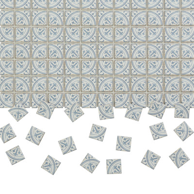 Dollhouse tile floor Miniature furniture 1:12 scale flooring Kitchen ...