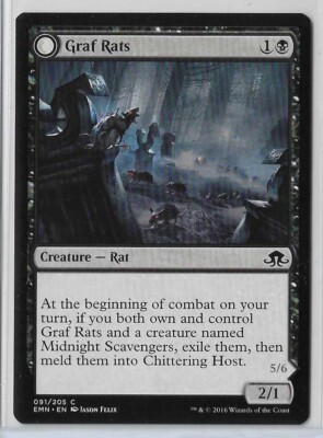 MTG Graf Rats Eldritch Moon (EMN) Common Magic Card #091/205 Unplayed ...