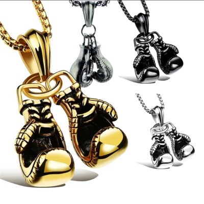 Boxing Gloves Pair Necklace Jewelry Pendant Sports Fighting | eBay