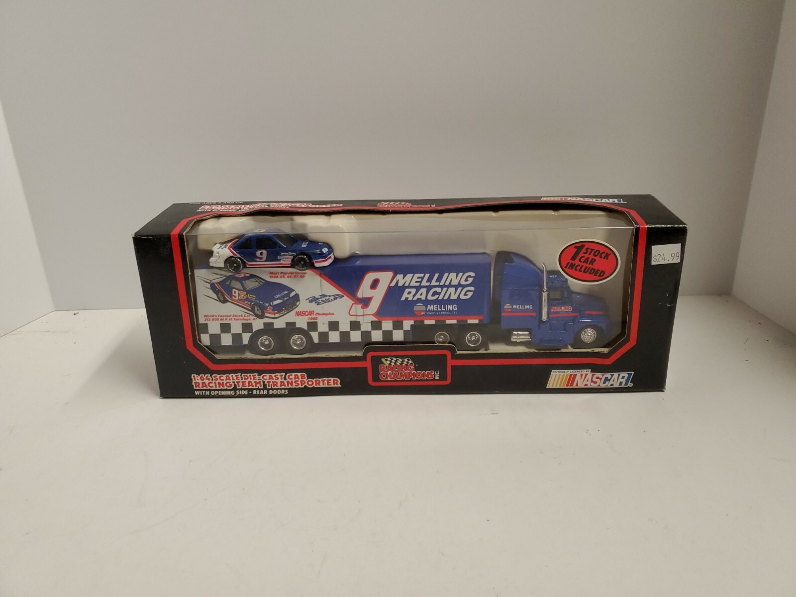 New 1992 Racing Champions 1:64 NASCAR Team Transporter Bill Elliott ...