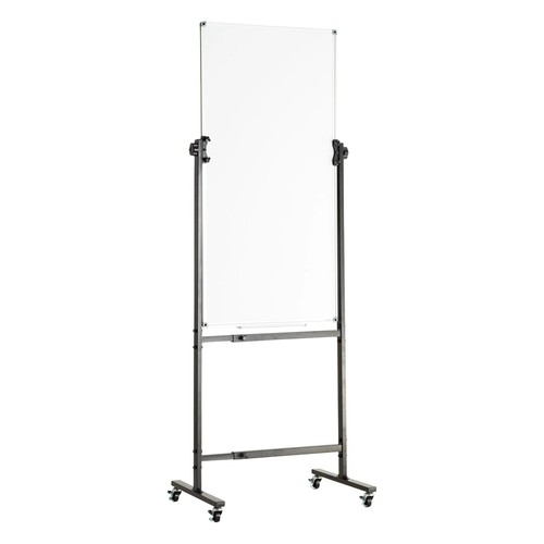 Mobile Whiteboard 24 X 48 Inches Height Adjustable Dry Erase White ...