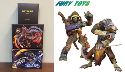 TMNT Samurai Force Autumn Donatello, Master Splinter & Kit Fury Rage 5k ...