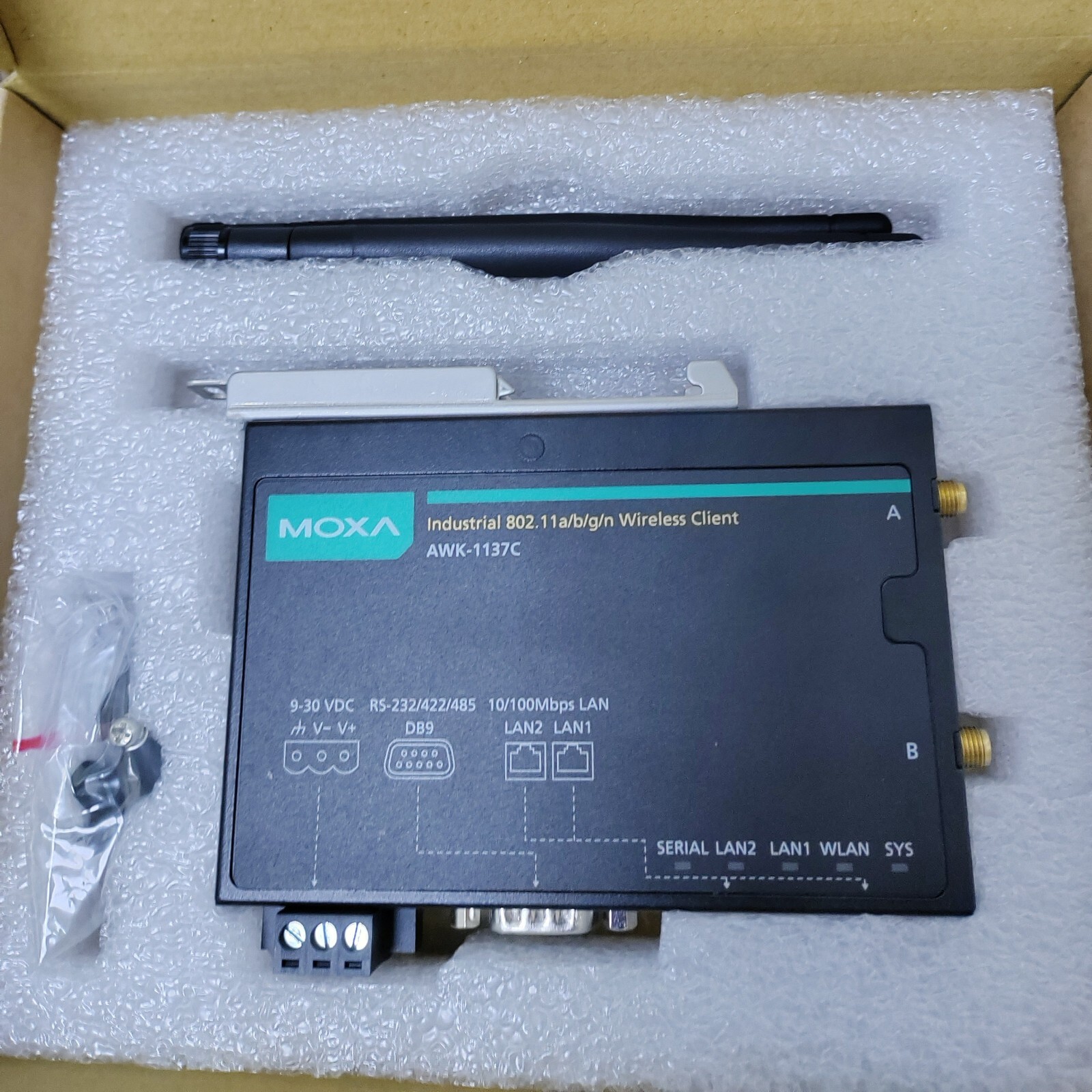 NEW MOXA AWK-1137C-EU V1.1.0 Wireless Ethernet Bridge Fast Shipping | eBay