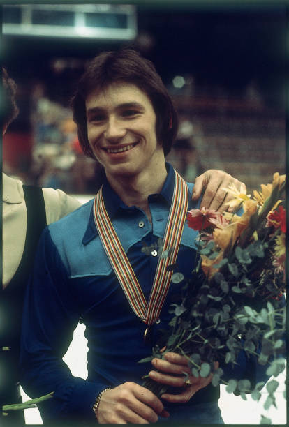 Germany Figure Skating Champion Jan Hoffmann 1980s No 1 Old Photo ...
