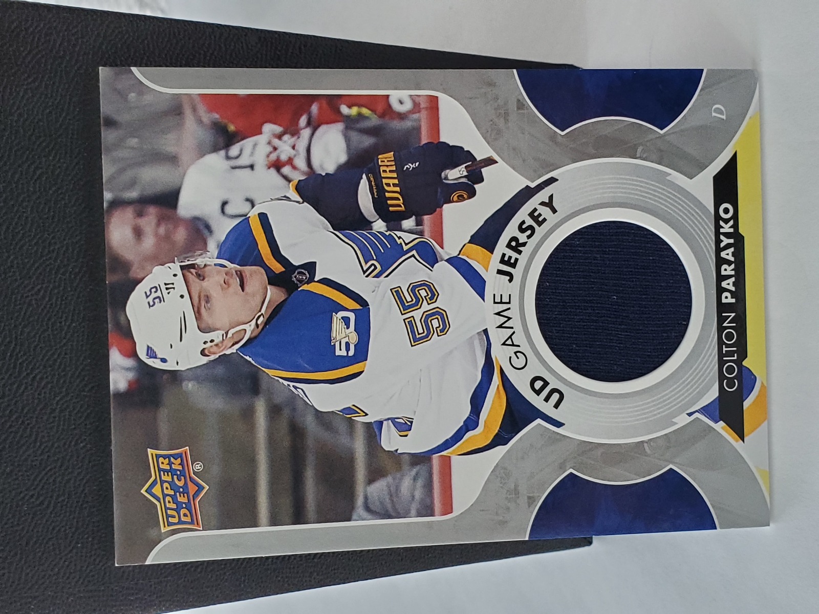 2017-18 Upper Deck UD Game Jersey Colton Parayko #GJ-CP St. Louis Blues ...