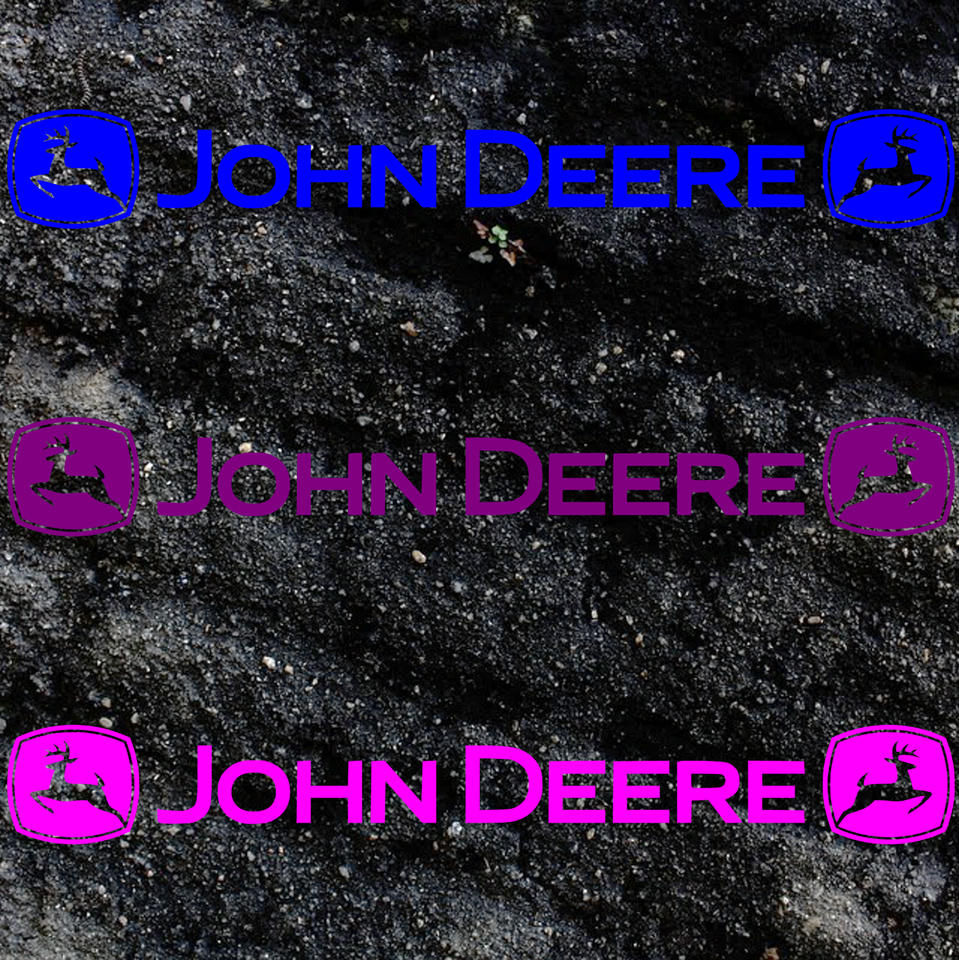 John Deere Logo Sun strip AgriSpec Vinyl Sticker Decal | eBay UK