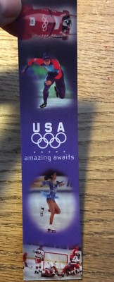 2010 OLYMPIC WINTER GAMES TEAM USA HOLOGRAPHIC 3-D BOOKMARK -"NEW" | eBay