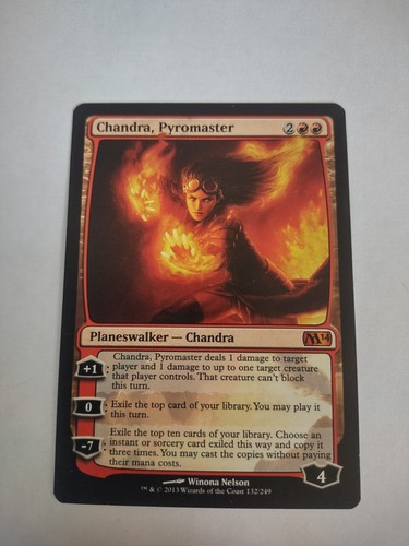 MTG Magic the Gathering Chandra, Pyromaster (132/262) Magic 2014 NM | eBay