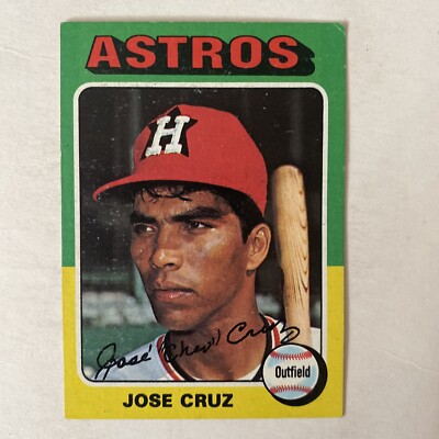1975 Topps Baseball Jose Cruz Houston Astros Card #514 | eBay