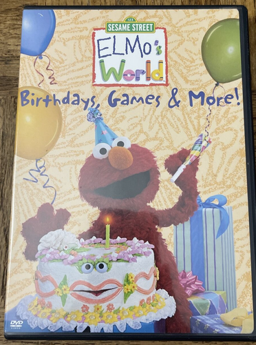 Sesame Street Elmos World Birthdays Games and More DVD 74645405797| eBay