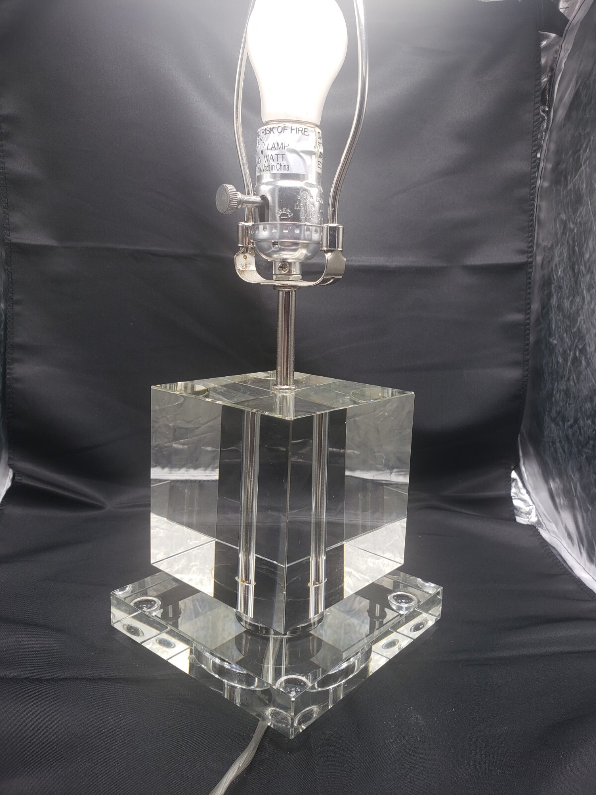 Crystal or glass Cube Lamp like Victoria Hagan | eBay