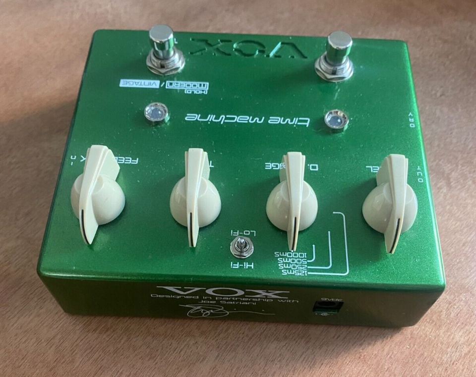 VOX Time Machine Delay Pedal Joe Satriani Model | eBay