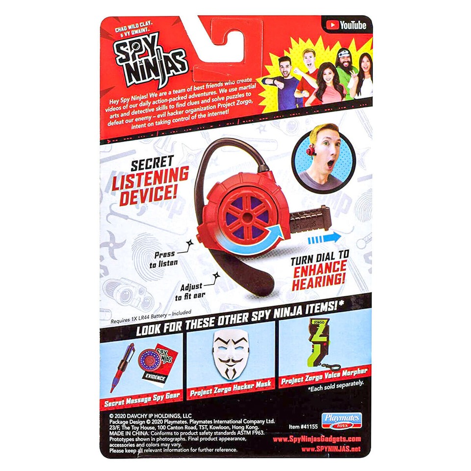 Spy Ninjas Ninja Noise Enhancer Fun Interactive Toy 43377411550 | eBay